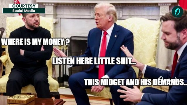 Trump-Zelensky Big White House Showdown Turns Into a Meme Fest | Memes ...