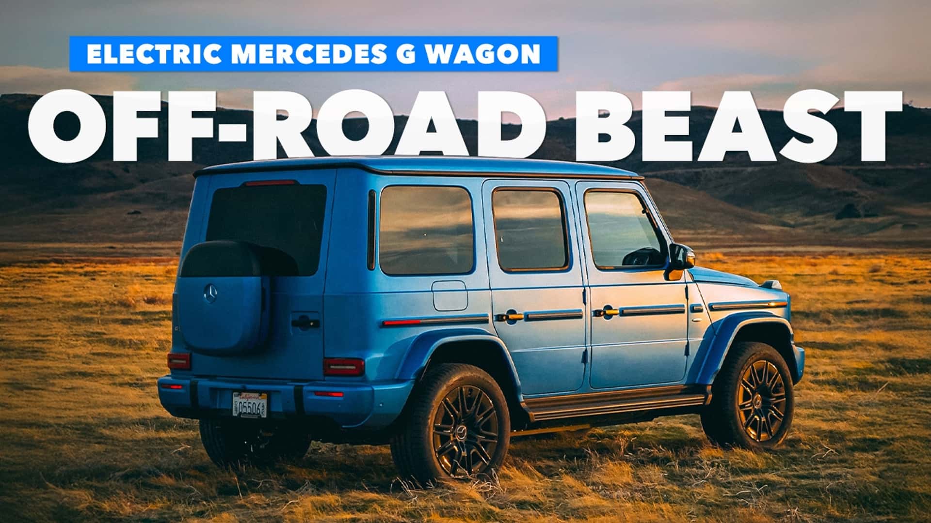 The Electric G Wagon Is Comedy