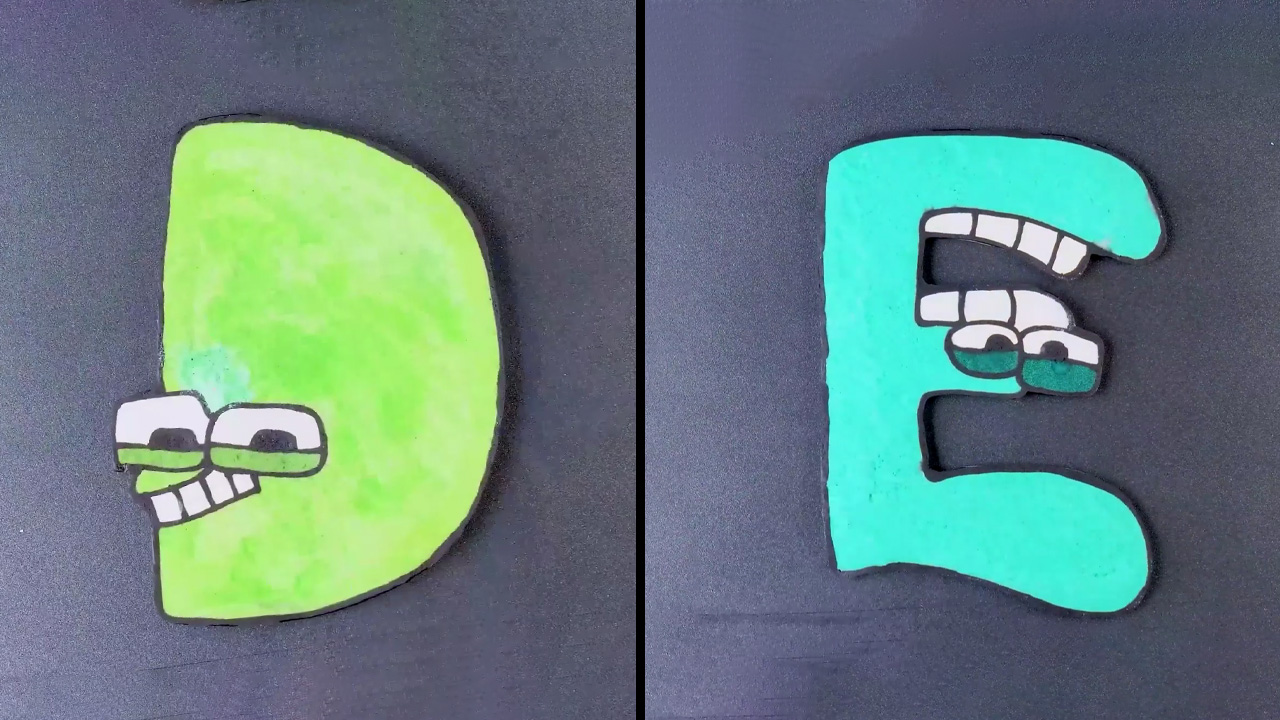 Making Alphabet Lore Pancake Art 🥞 – Fun & Colorful Designs