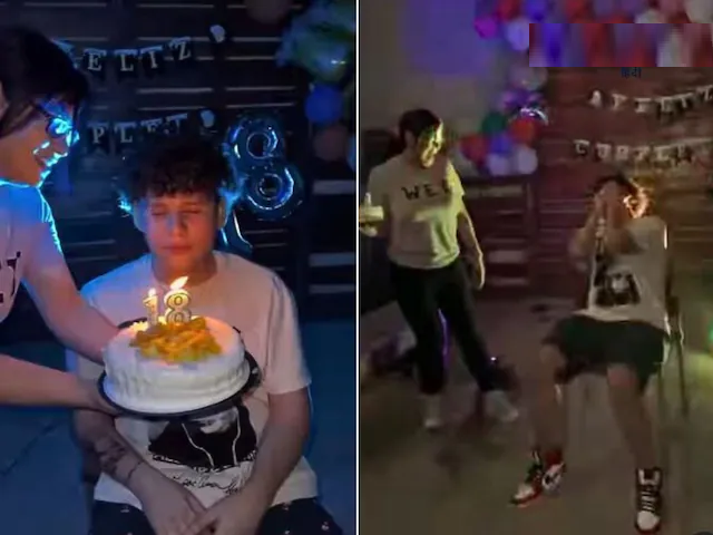 Mother Throws a Party for Son’s 18th Birthday, Gives a Surprise That Leaves Him Blushing!