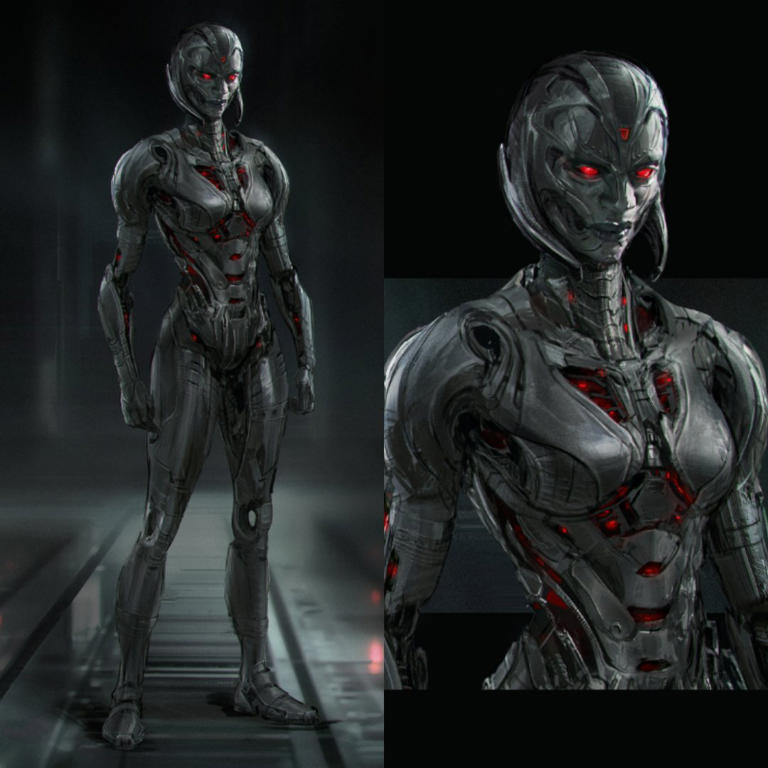 New Concept Art for MCU’s ‘Vision Quest’ Reveals Female Ultron