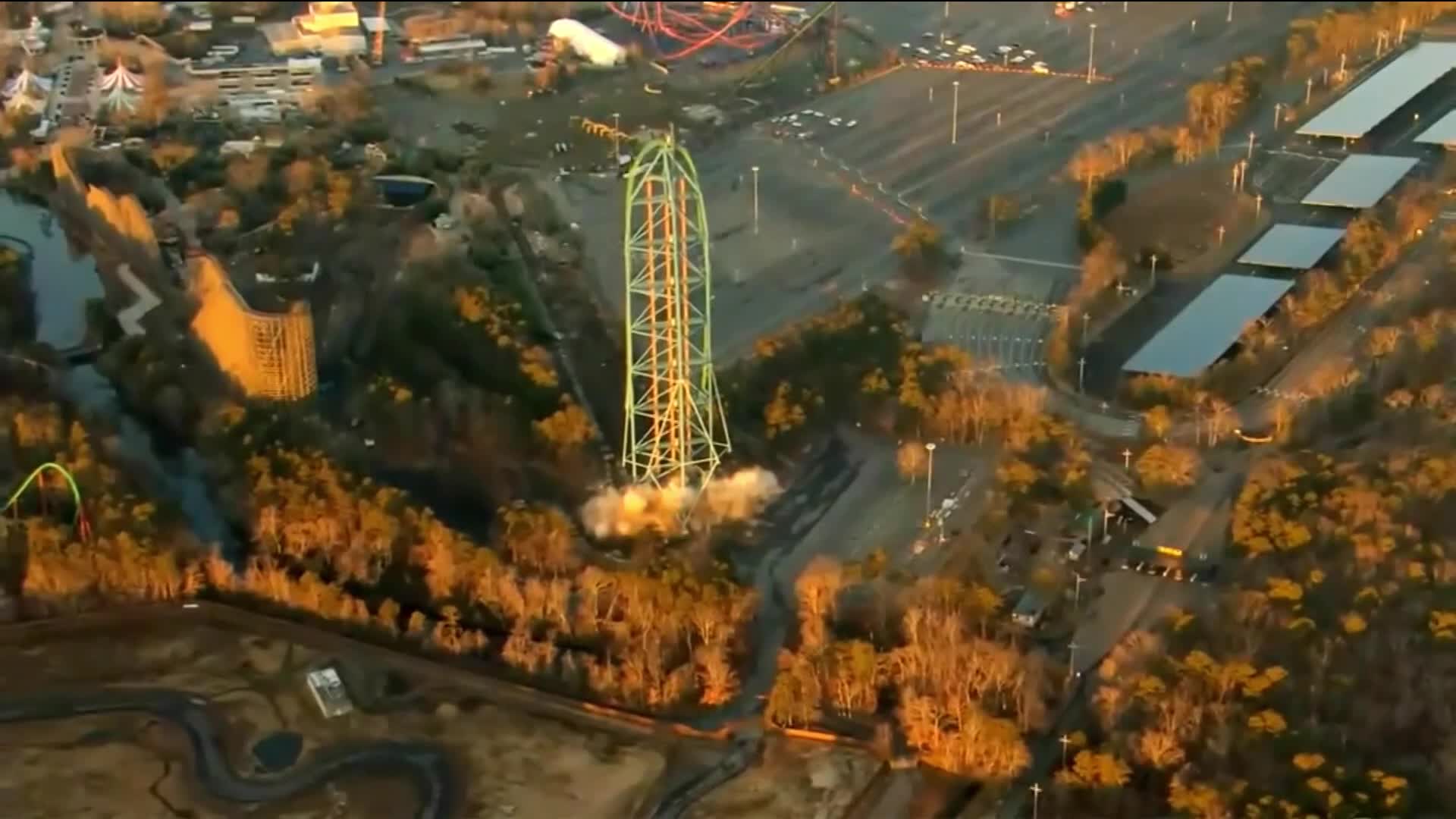 Six Flags' Kingda Ka, once the world's tallest and fastest roller ...