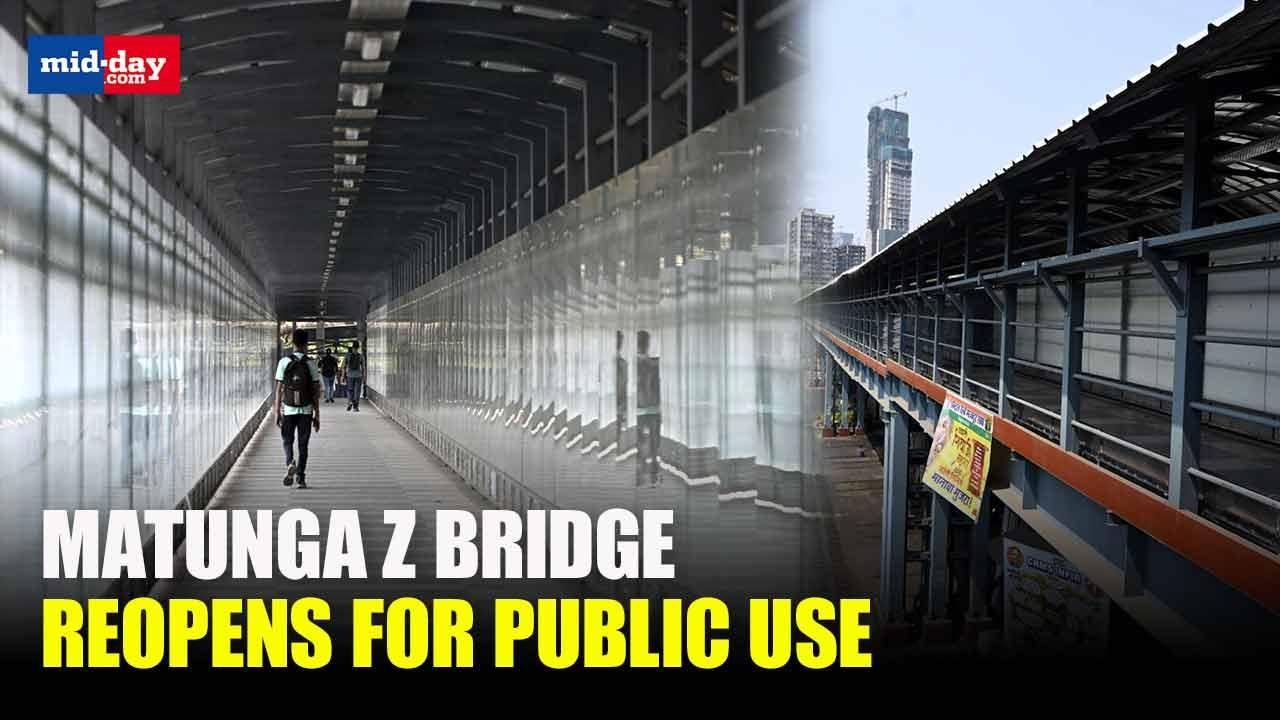 Mumbai: Newly constructed Matunga Z bridge reopens to the public after ...