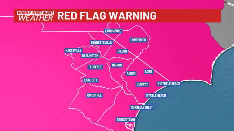 FIRST ALERT: NWS issues Red Flag Warning