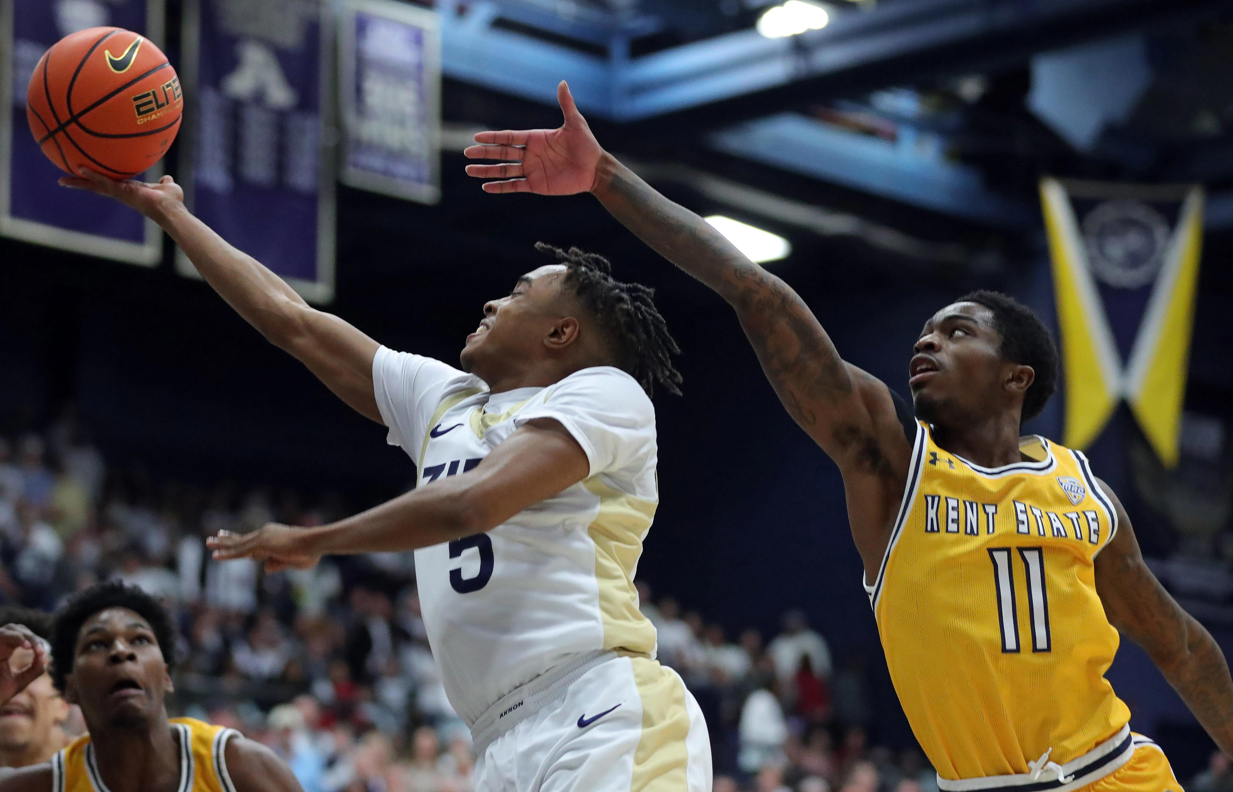 'A team full of winners': Akron beats Kent to win MAC men's basketball ...