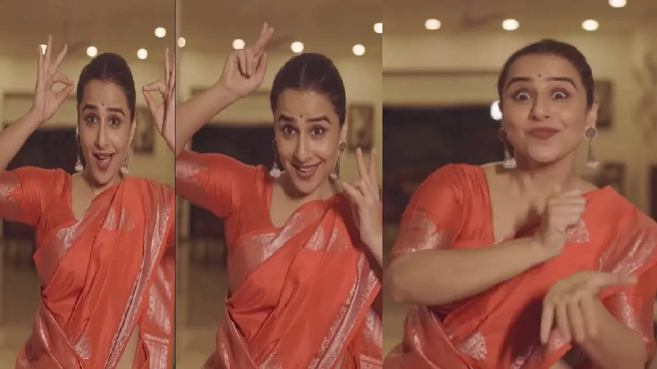 Vidya Balan Dance Video : 'नवरी नटली...' गाण्यावर विद्या बालनचा अप्रतिम ...