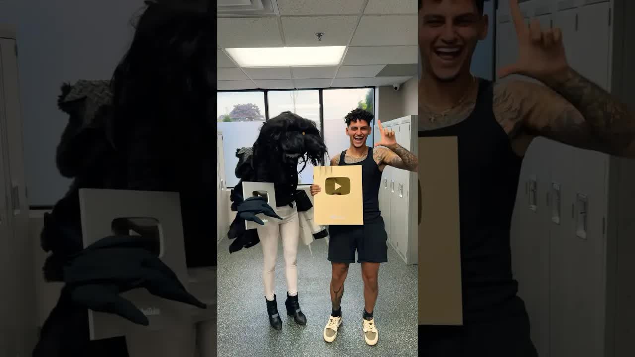 YouTube Gold Play Button Celebration!