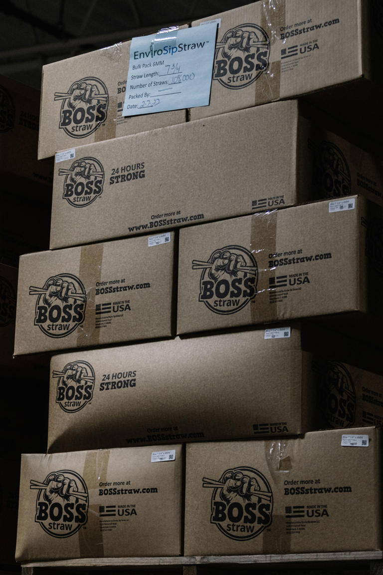 He bet his life savings on paper straws. Trump may destroy his business.