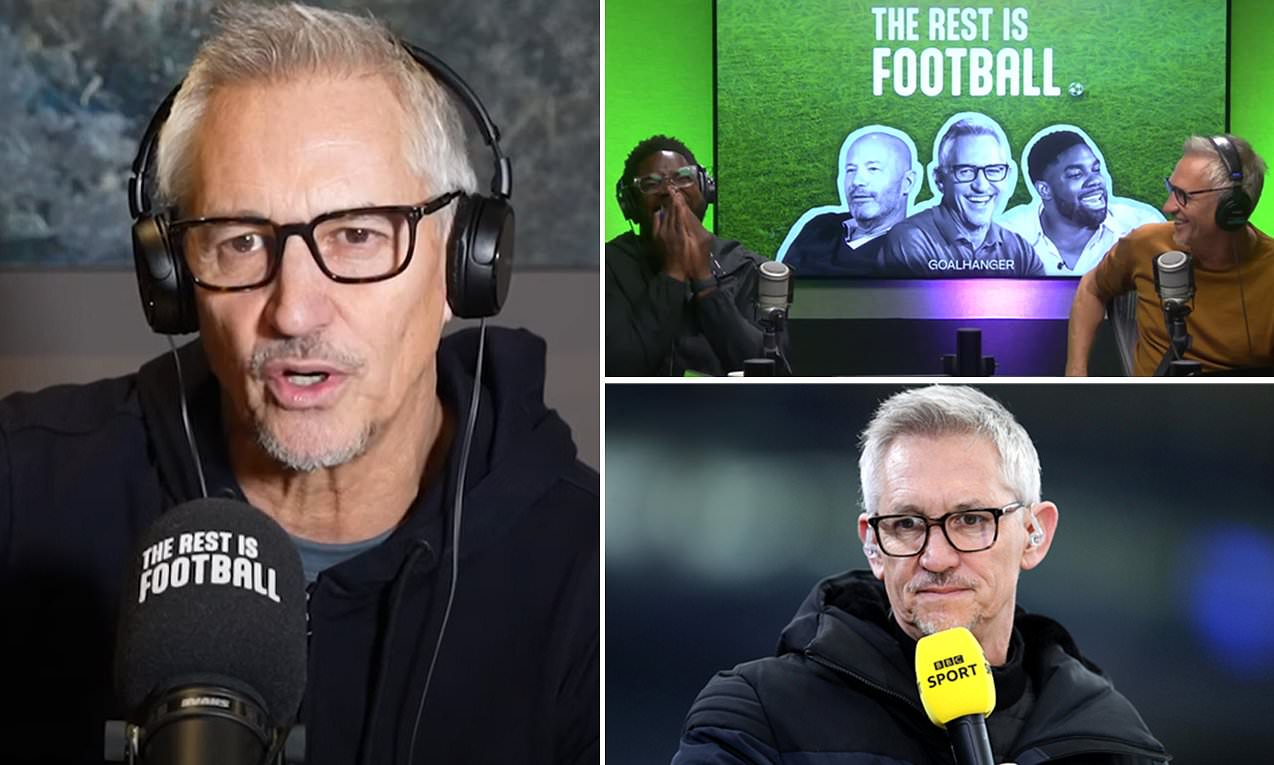 Gary Lineker's podcast empire records soaring profit worth over £1MILLION... days after ...