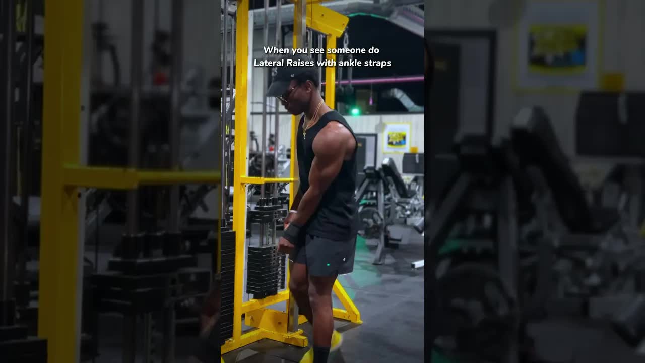 Lateral Raises with Ankle Straps: Advanced Shoulder Workout