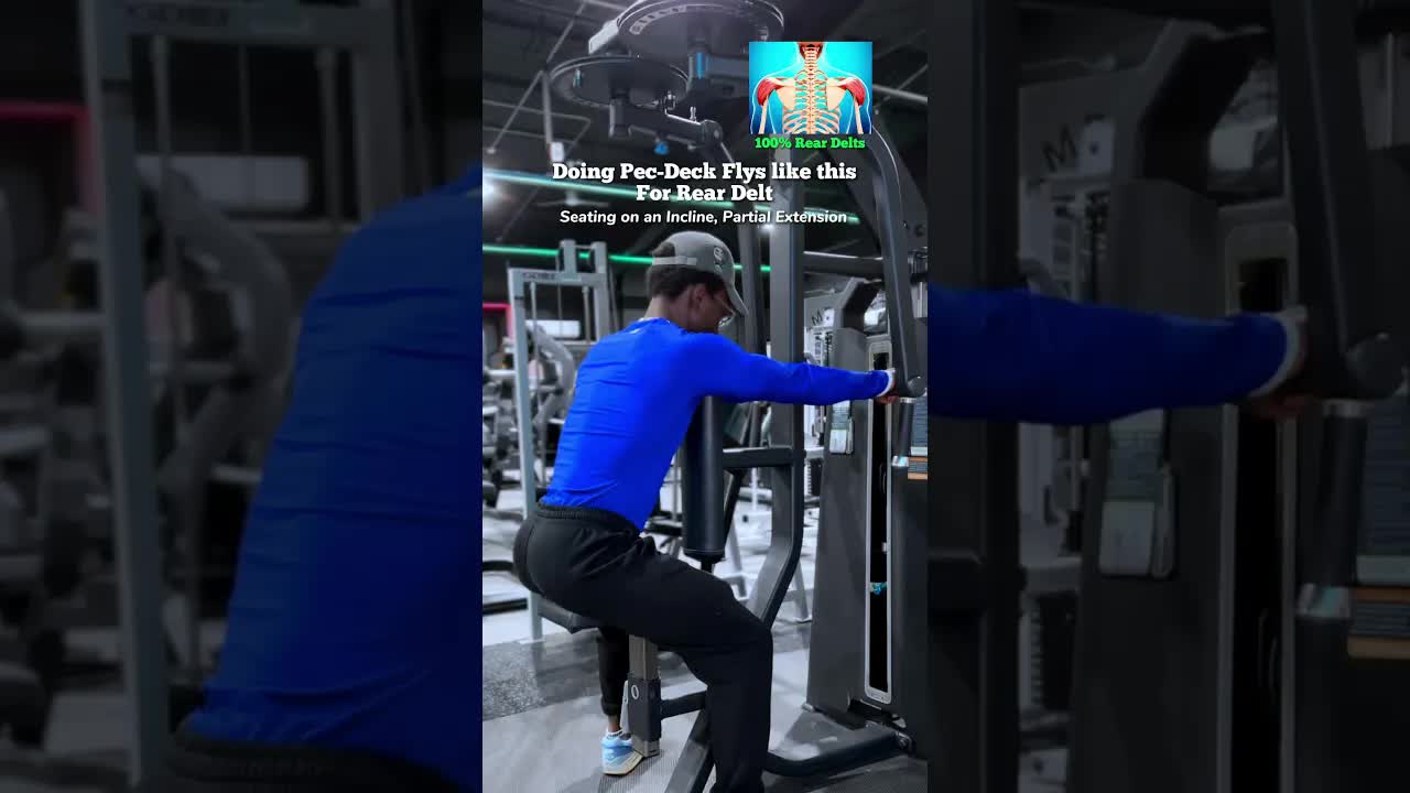 Pec Deck Fly Exercise for Rear Delts: Two Variations
