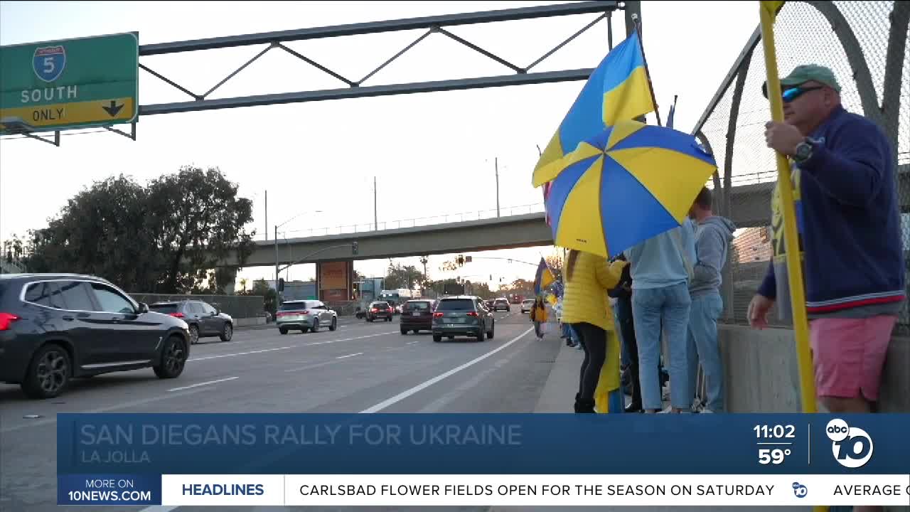 Ukrainians in San Diego host rally, react to Oval Office showdown