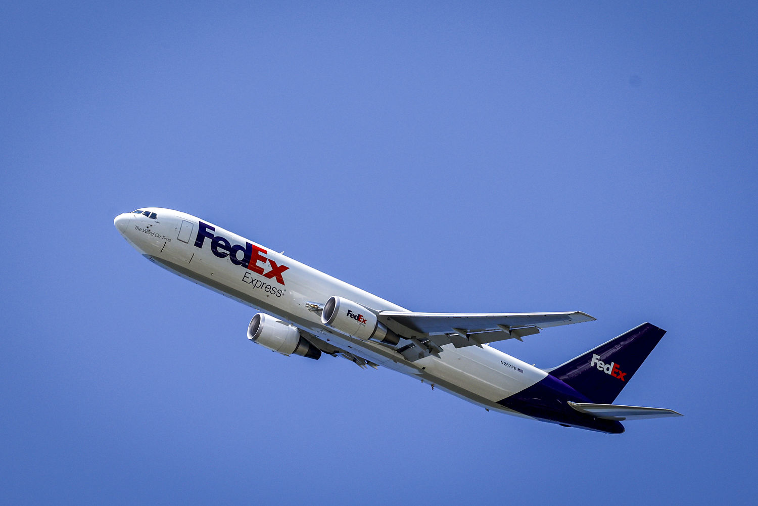 FedEx flight catches fire after colliding with bird during takeoff from ...