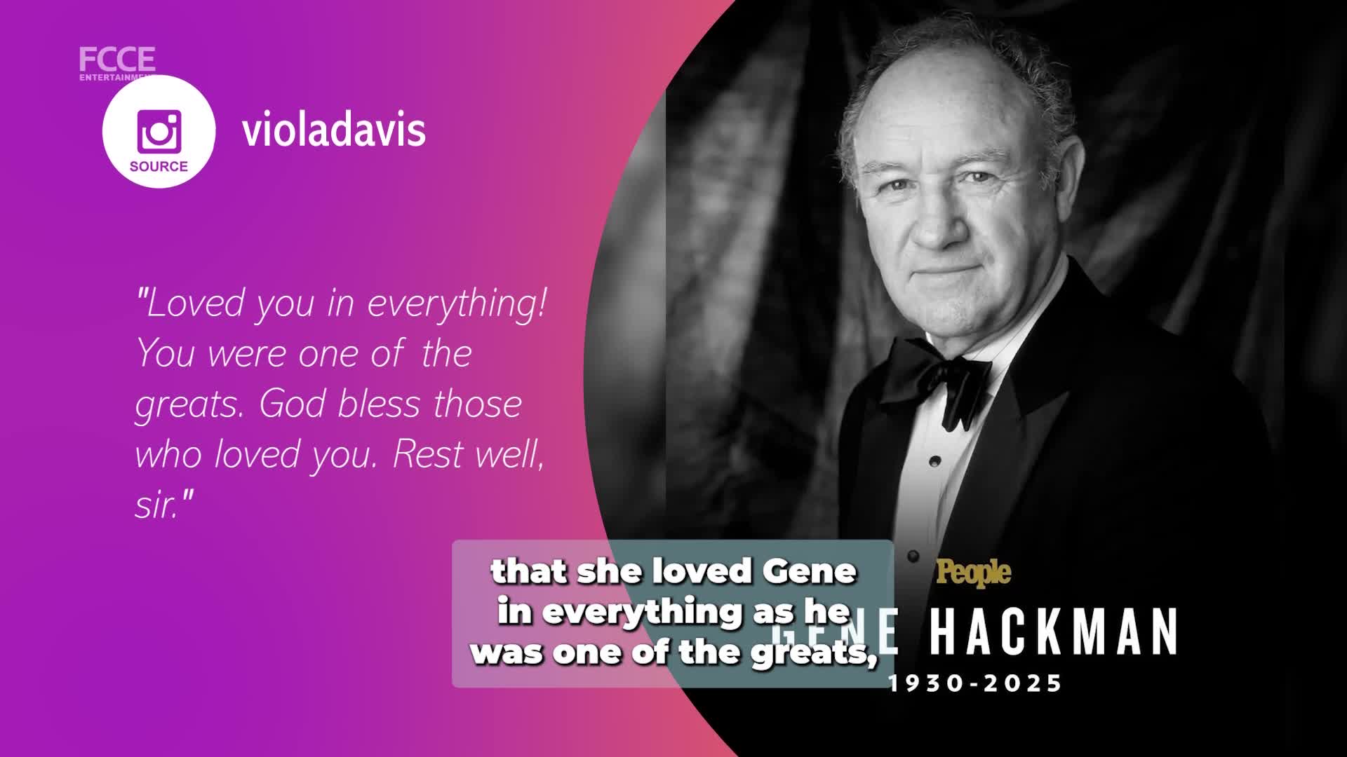 Hollywood mourns Gene Hackman, a tribute to the late icon