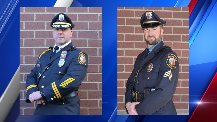 Northampton Police Department promotes two officers
