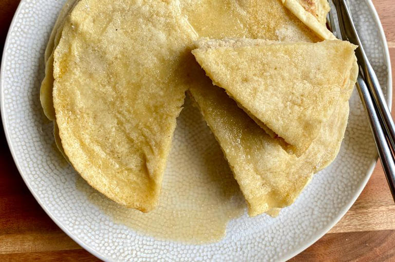 Basic pancake batter recipe for Shrove Tuesday using three store ...