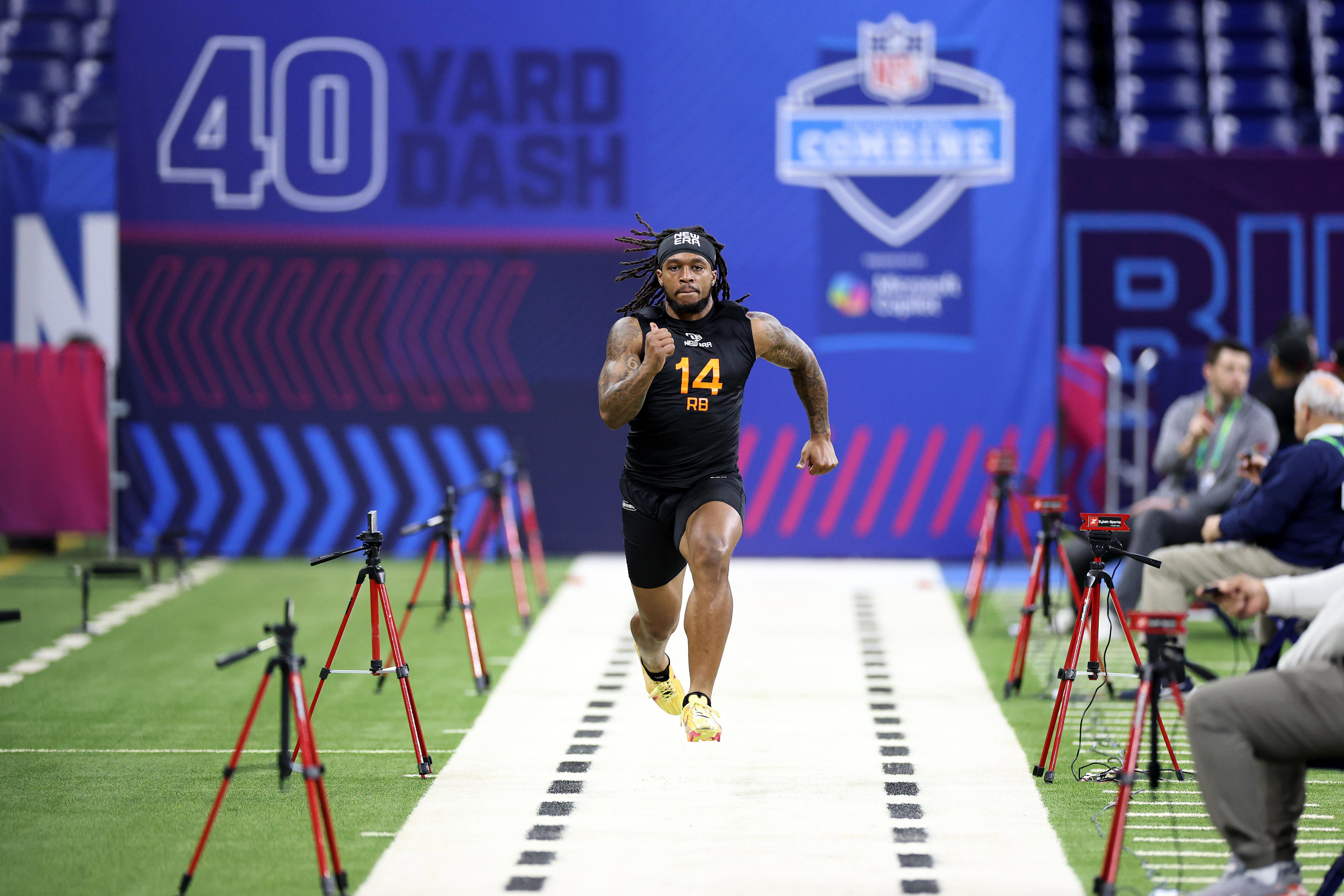 Assessing Jordan James' performance at the 2024 NFL Combine