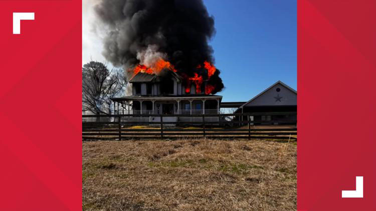 Crews responding to two-story structure fire on FM 2776