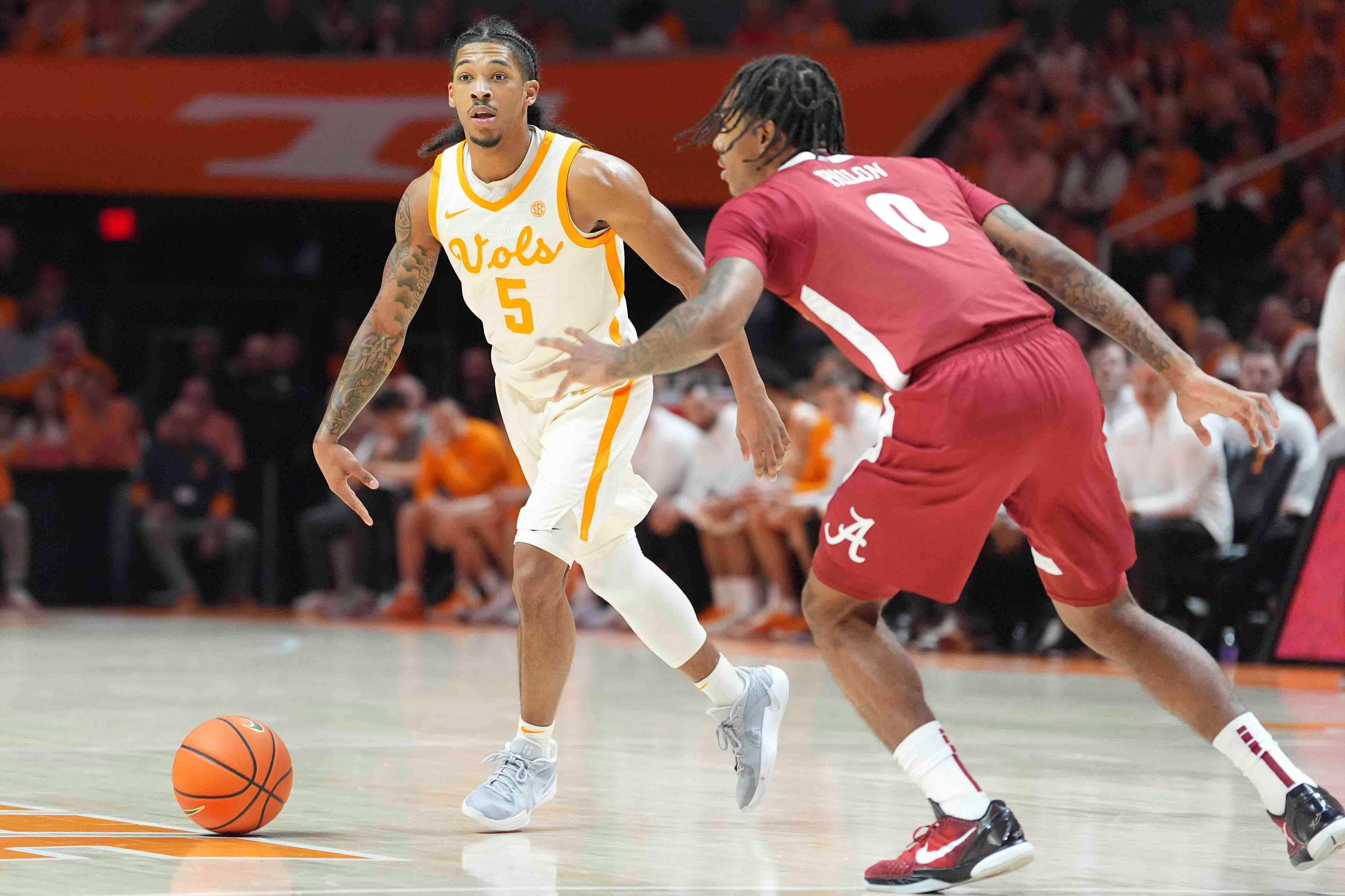 Tennessee basketball vs Alabama score today: Live updates, game ...