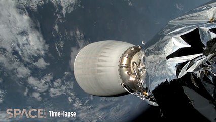 Watch This Amazing Time-Lapse Of SpaceX Falcon 9 Second Stage View Of Earth