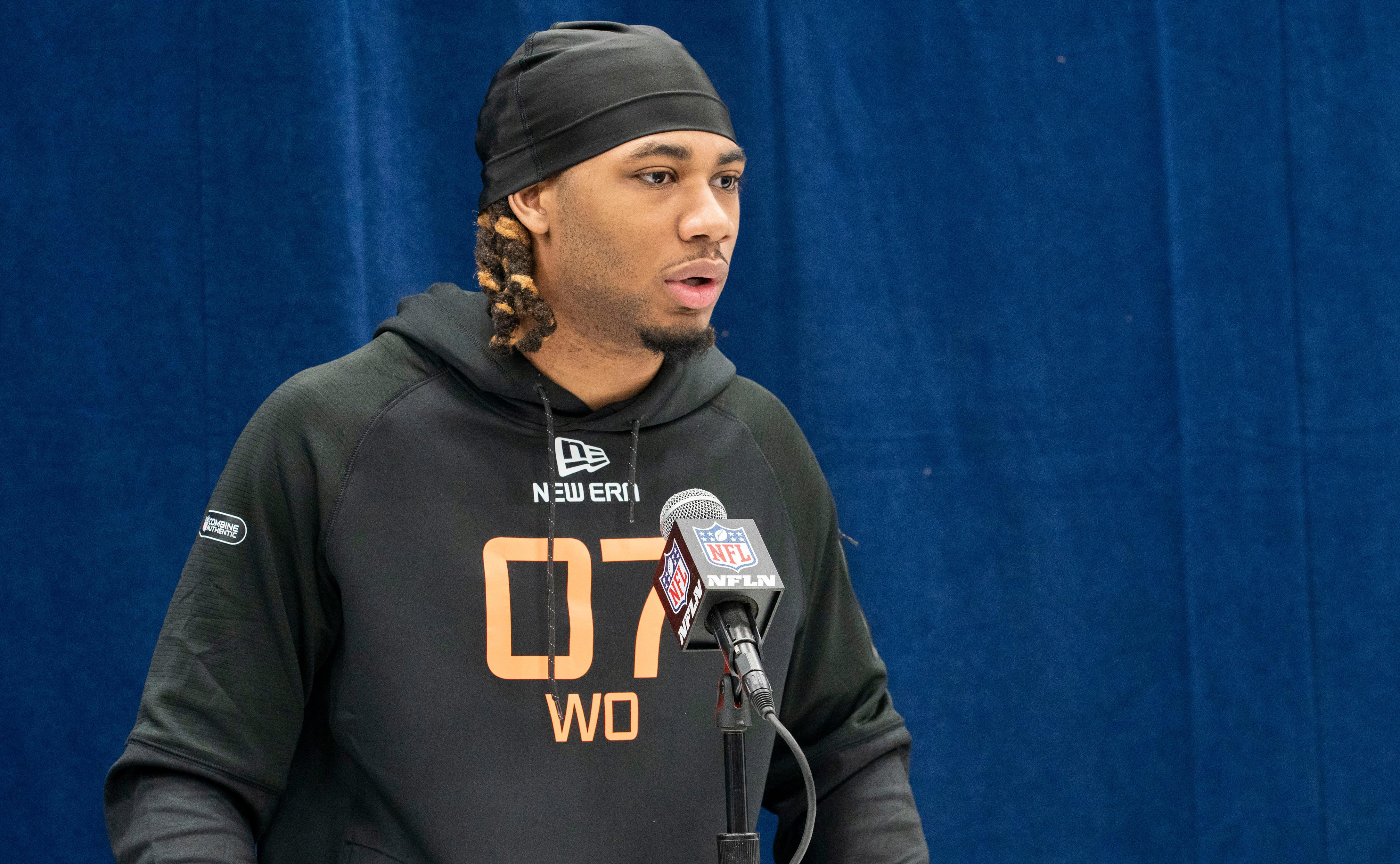 Miami football receiver Sam Brown Jr. NFL combine results, highlights ...