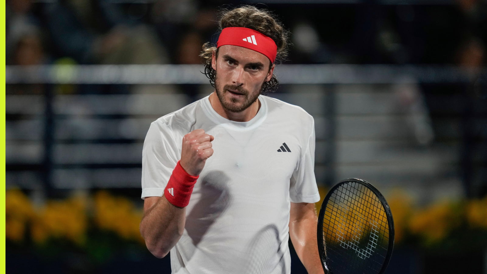 Stefanos Tsitsipas seals Dubai title as ‘mystery racket’ gives him huge ...
