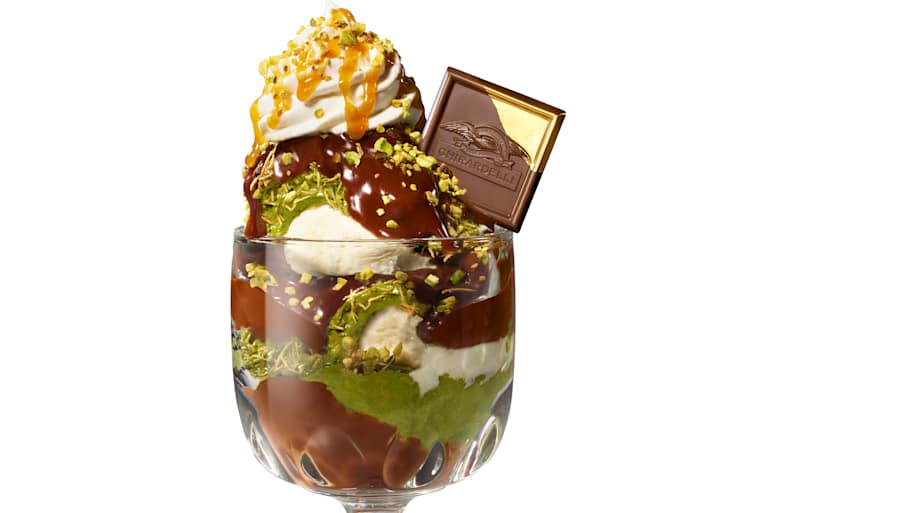 Ghirardelli is debuting a limited-edition Dubai Chocolate Sundae for ...