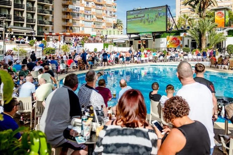 Brits sack off Cheltenham Festival to watch the racing in sunny Benidorm