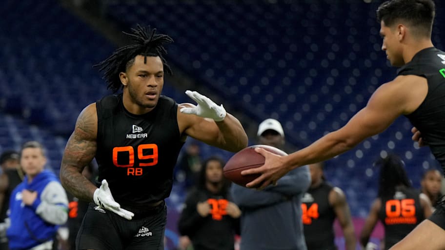 Running backs had a historic day at the NFL Combine