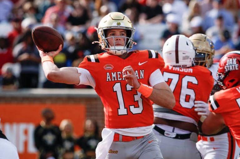 Notre Dame's Riley Leonard showed ability you 'don't see on tape' at ...