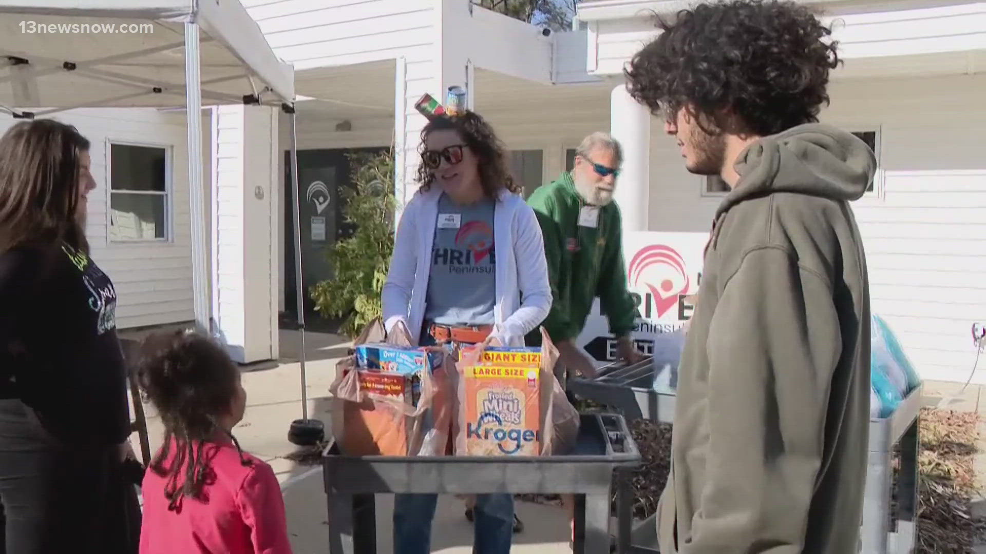 THRIVE Peninsula donation day event