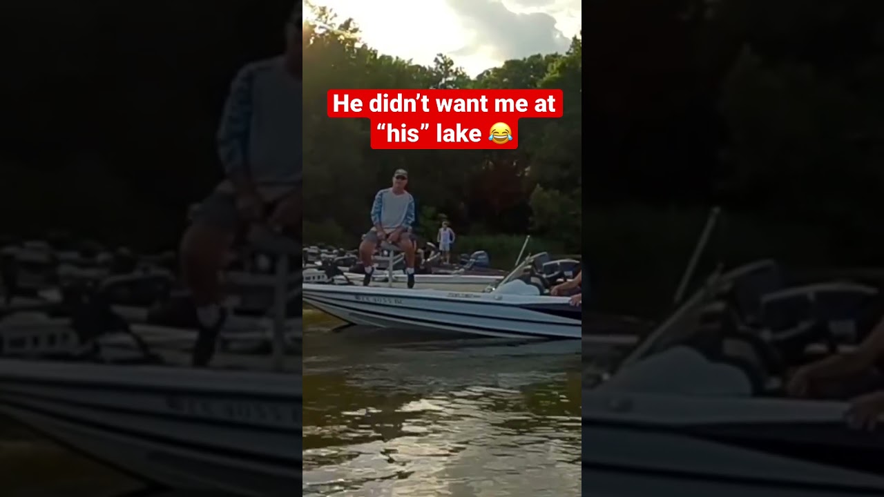 Cocky local fisherman mad I fished his lake