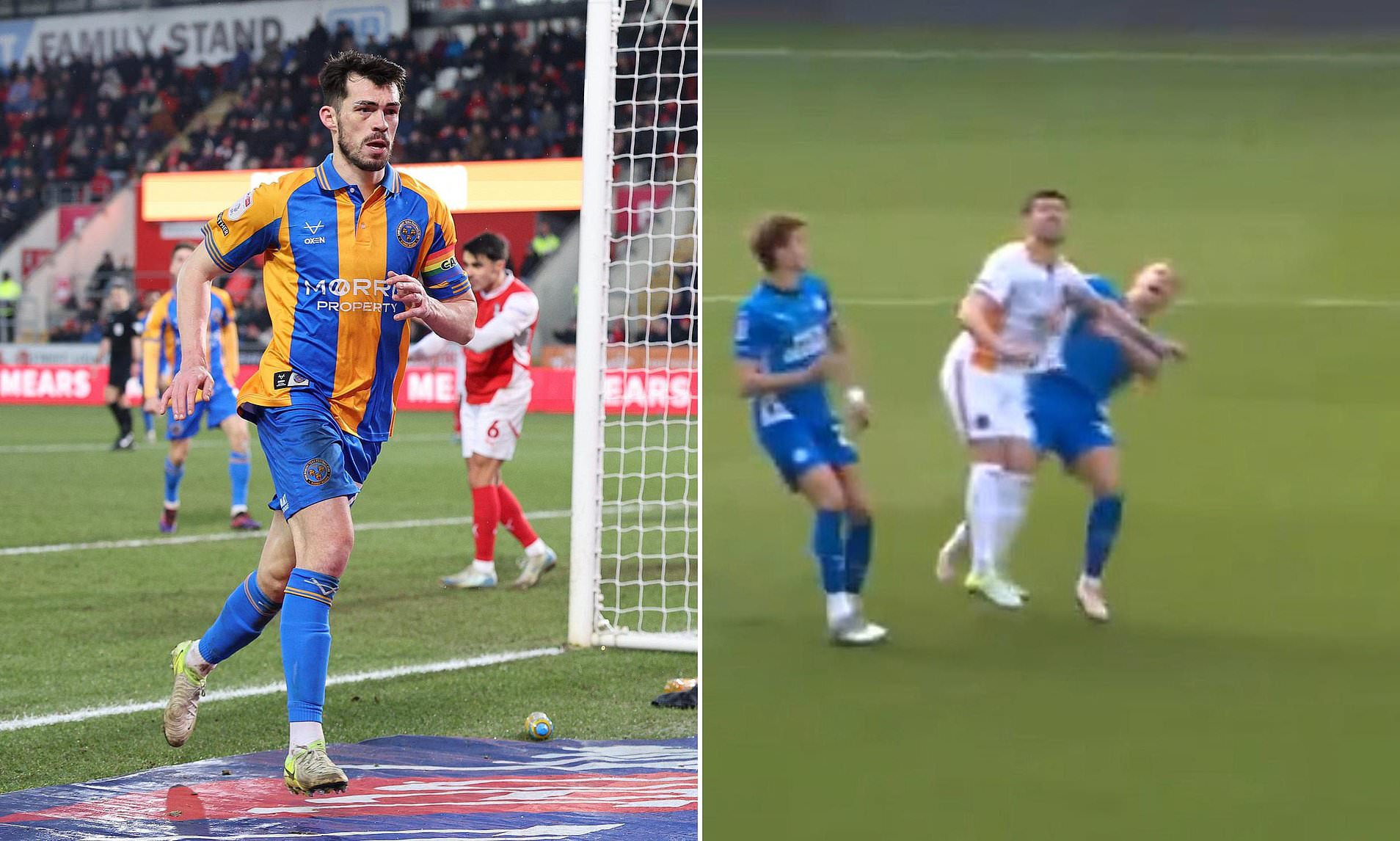 League One striker matches record for the fastest red card in English ...