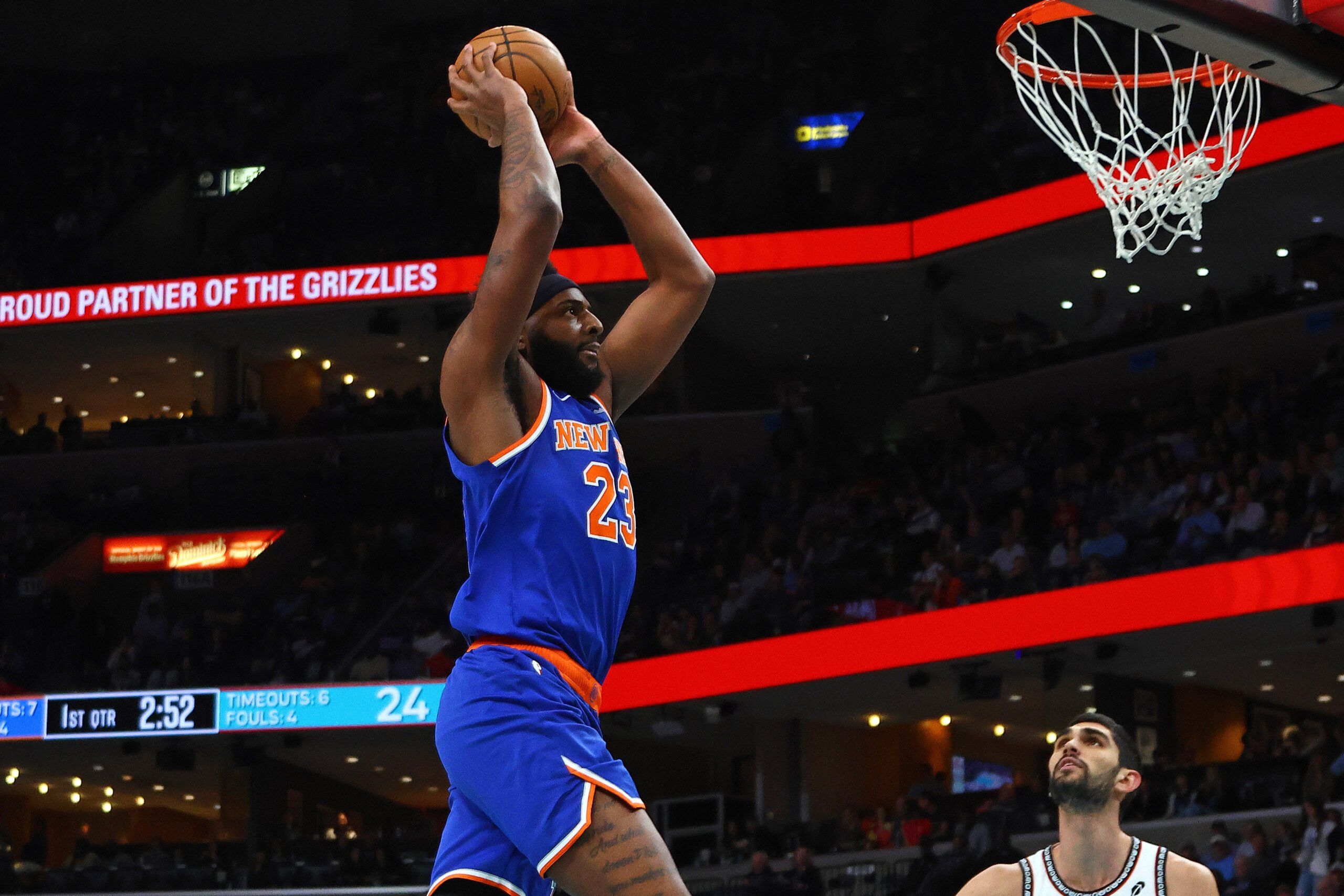 Knicks’ Mitchell Robinson showcases immediate impact in his season debut