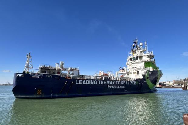 ‘World’s first’ dual-fuel ammonia-powered ship arrives in Southampton