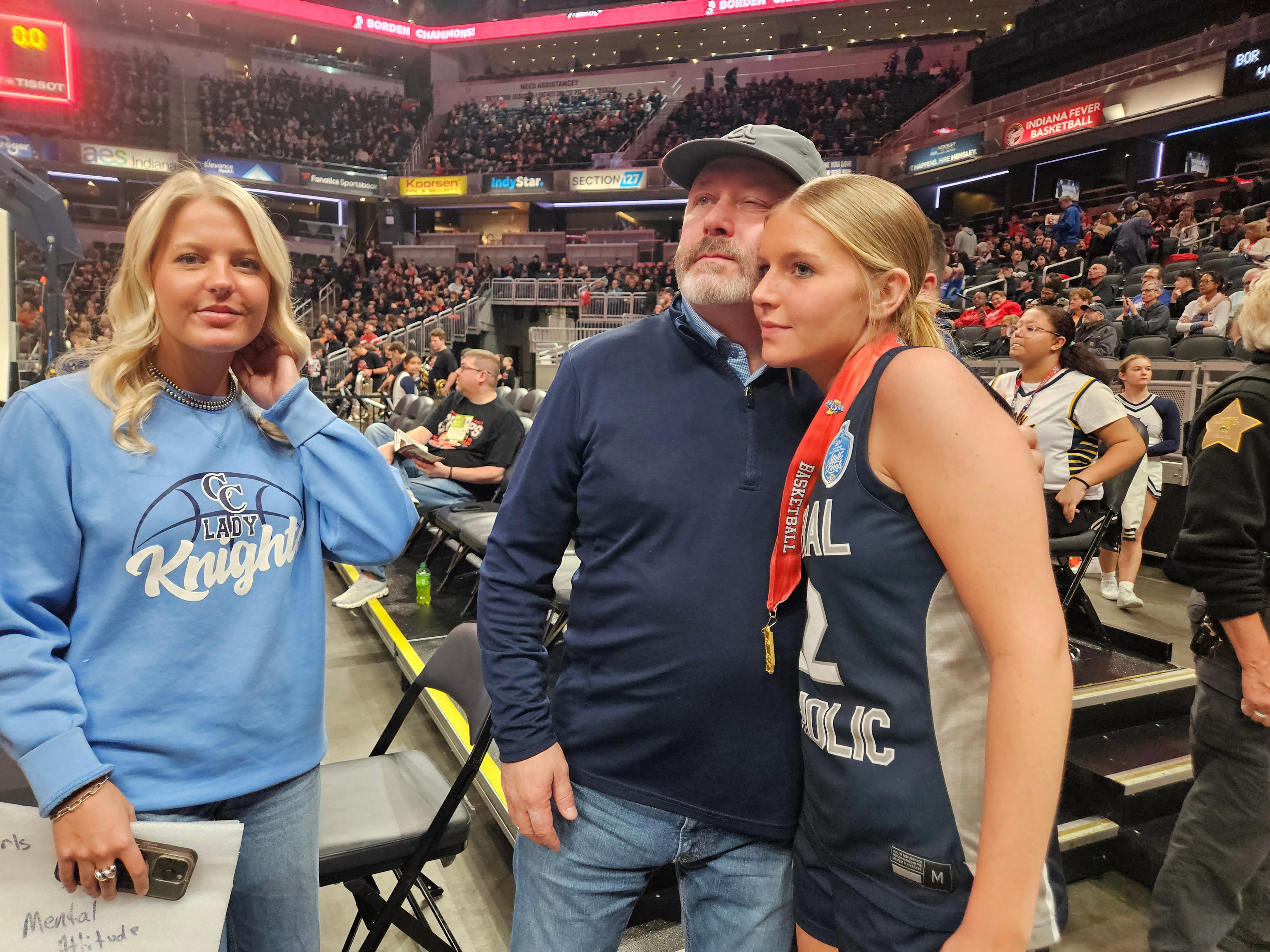 Central Catholic forward Sophie Royer presented with IHSAA Mental ...