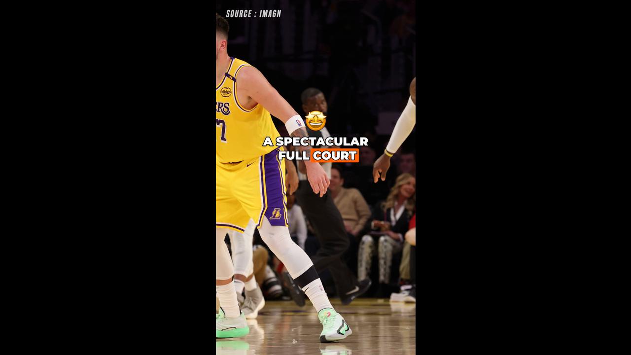 Watch here how Luka Doncic throws a belter of a full-court pass to ...