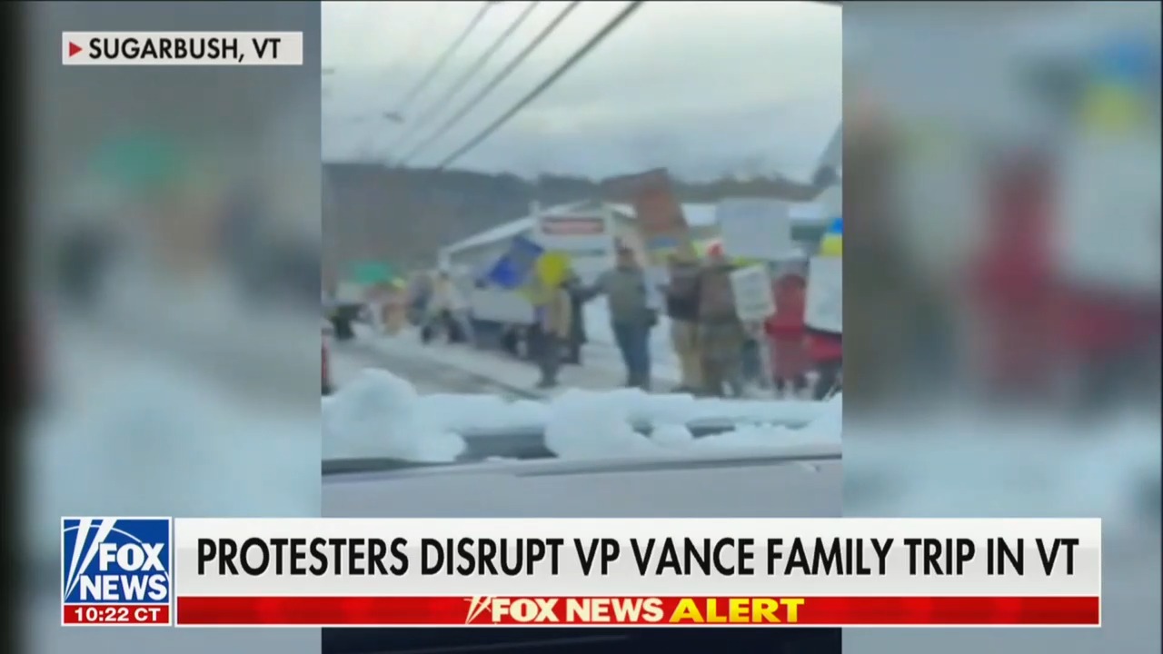 ‘Go Ski In Russia’: JD Vance Greeted By Pro-Ukraine Protesters During ...