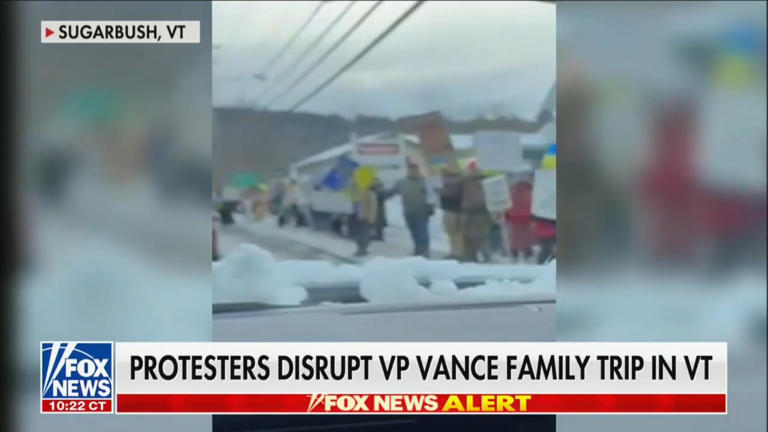 ‘Go Ski In Russia’: JD Vance Greeted By Pro-Ukraine Protesters During ...