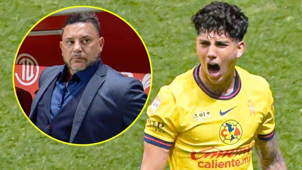 Kevin Álvarez del América calla al Turco Mohamed, DT de Toluca con ...