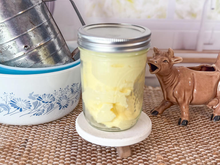 How to Make Homemade Butter in a Stand Mixer: Only 1 Ingredient