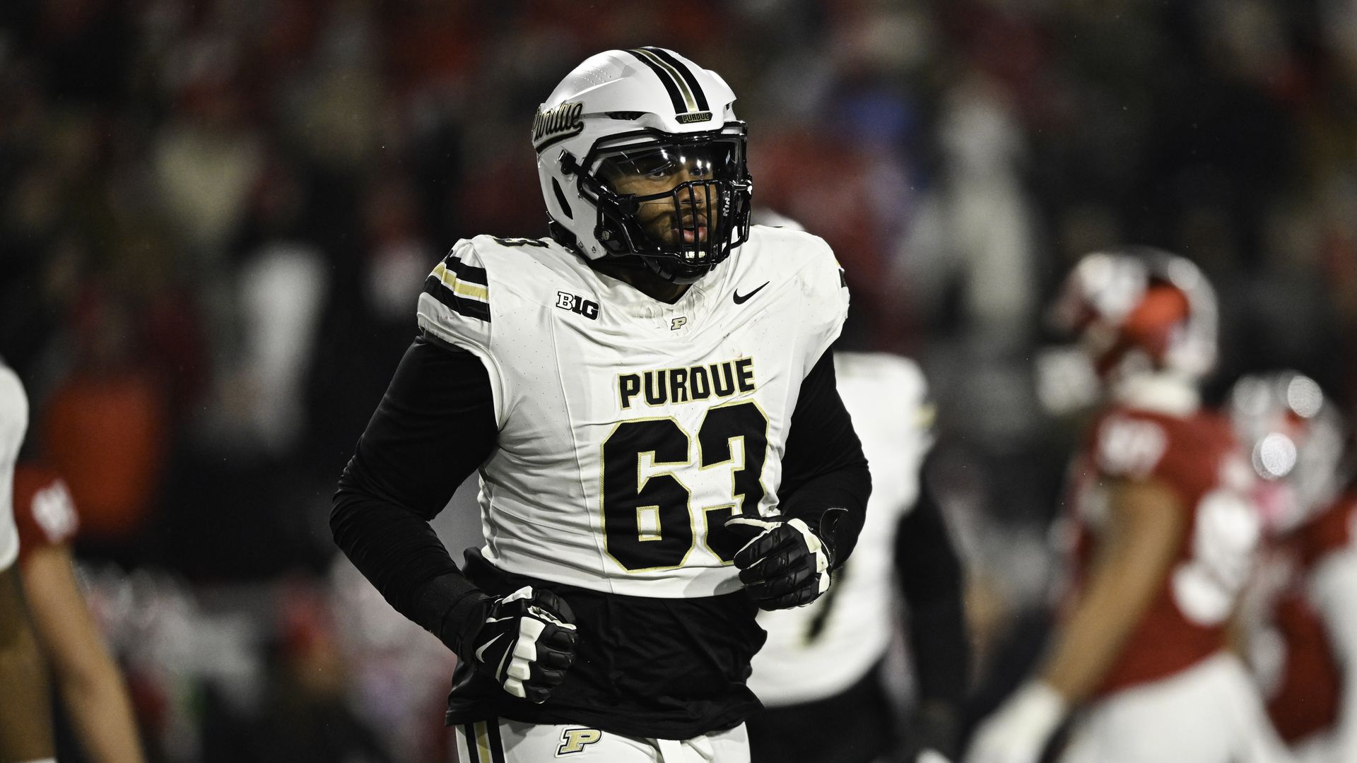 Broncos met with Purdue offensive linemen Marcus Mbow at the Combine