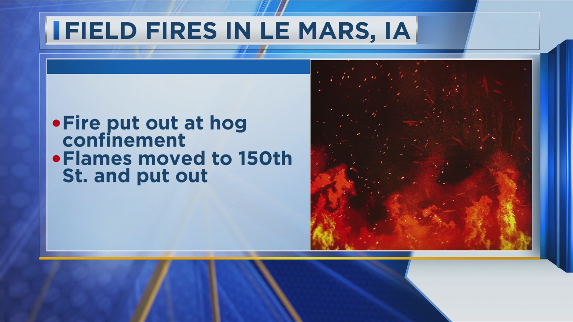 Le Mars Fire Update