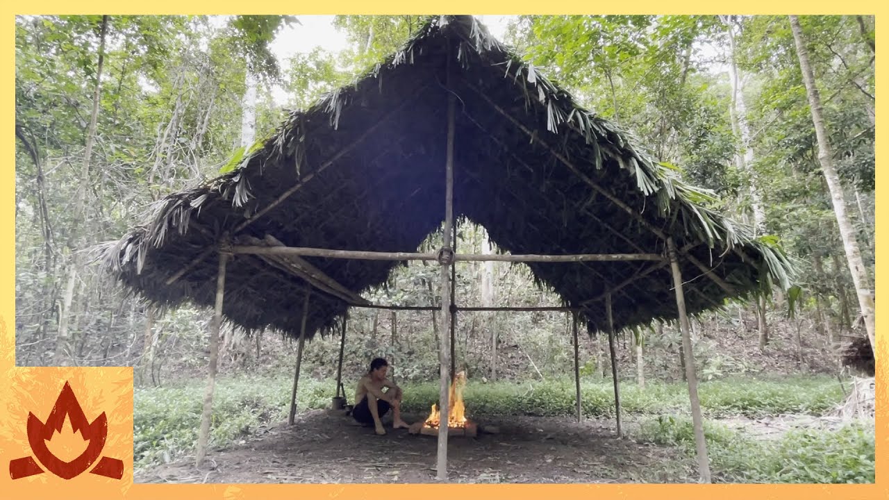Largest Thatched Workshop With Just Sticks and Fire