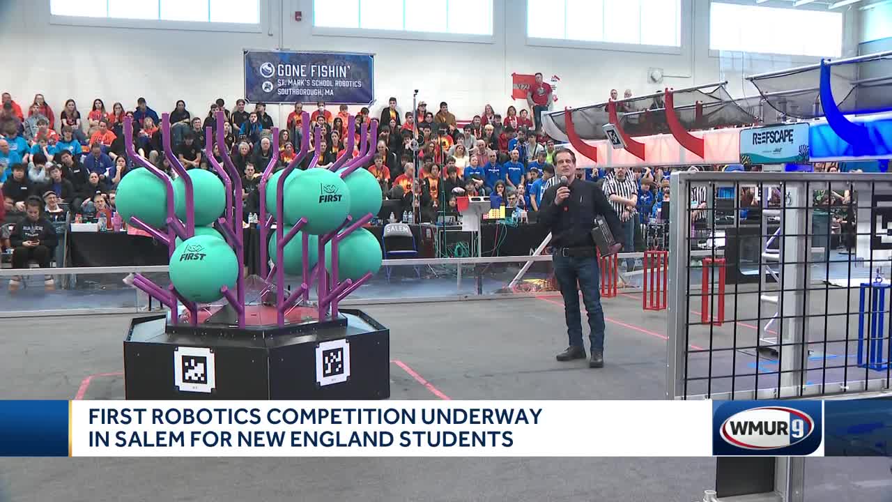 First Robotics Competition underway in Salem for New England students
