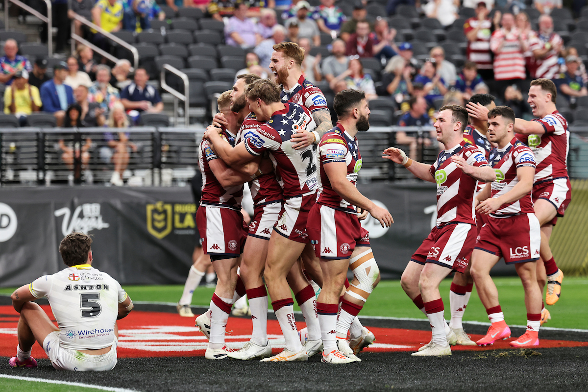 Wigan Warriors thump Warrington Wolves to hit jackpot in Las Vegas
