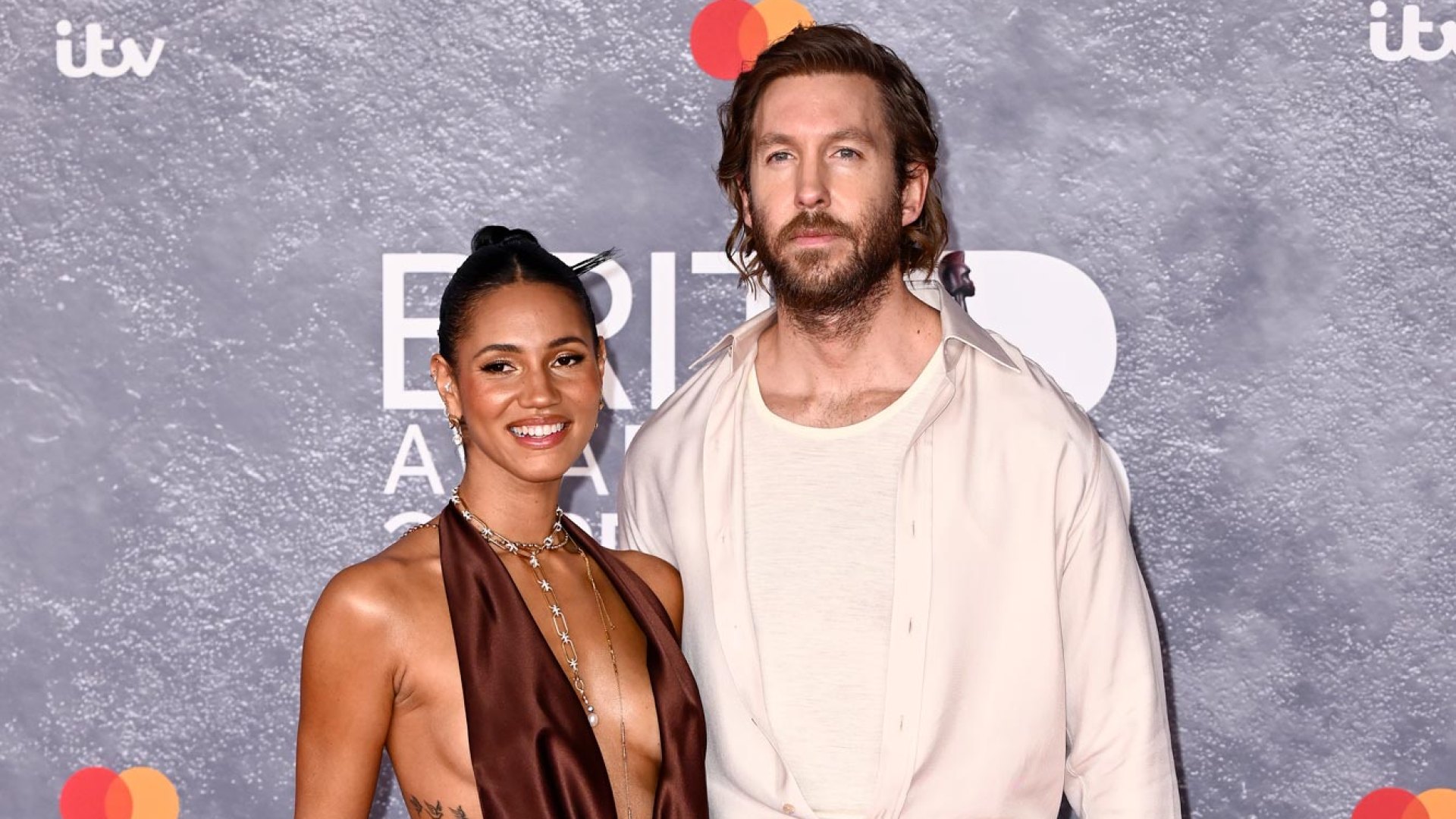 Calvin Harris' Brits Date Night With Wife Vick Has Us Doing a Double Take