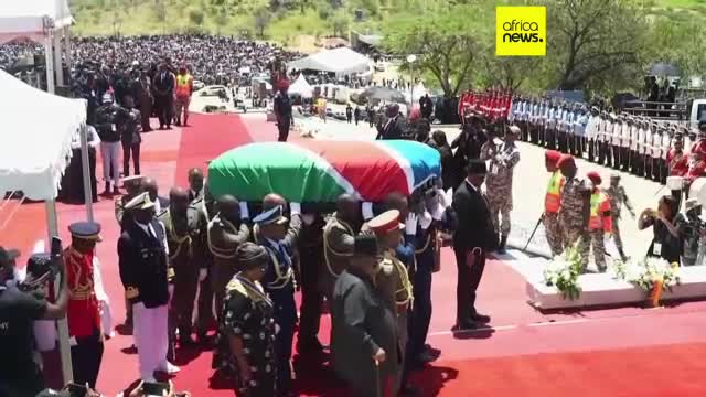 Namibia's 'founding father' Sam Nujoma honoured in state funeral