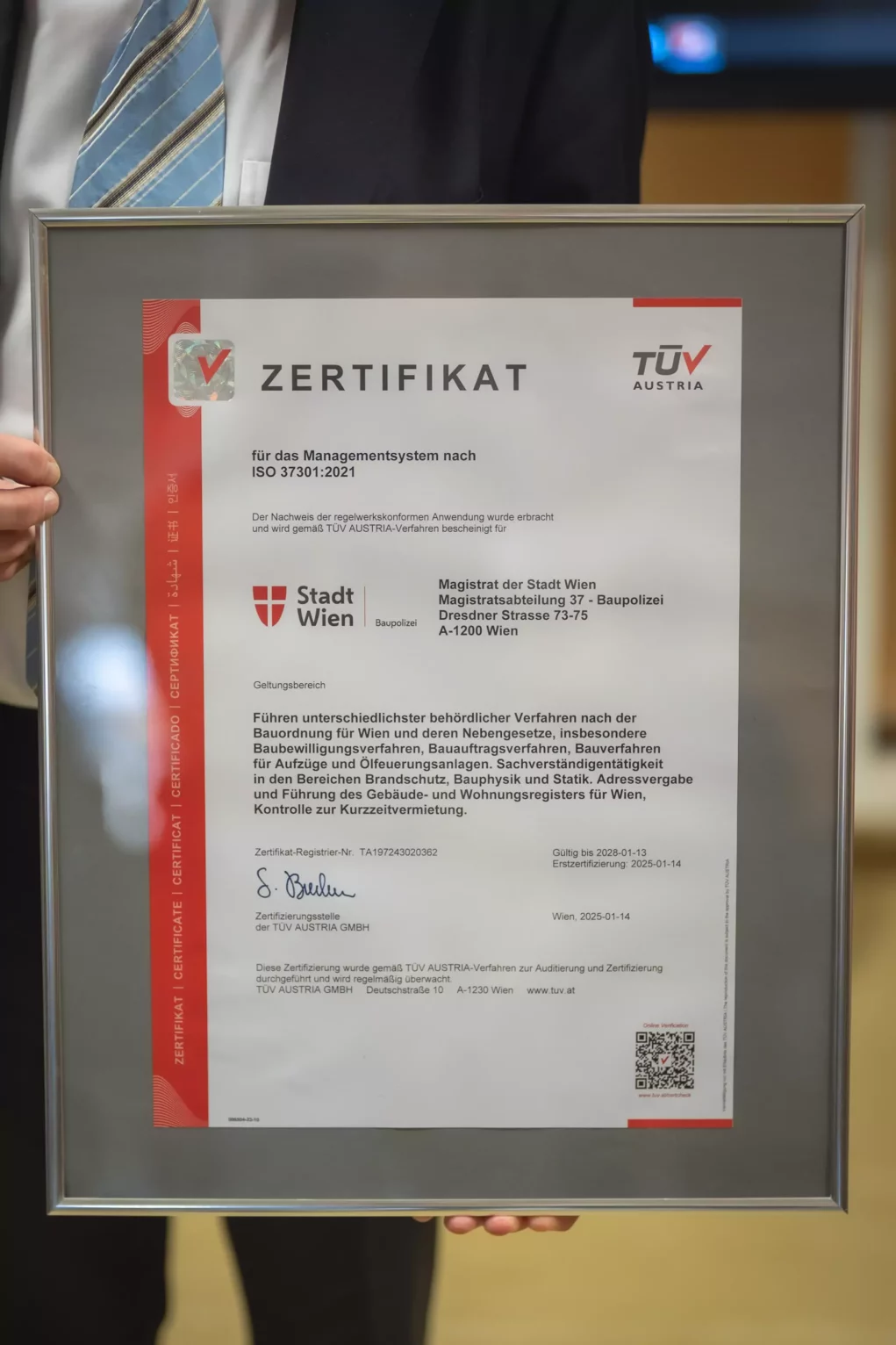 Als einzige in Österreich: Wiener Baupolizei ist „unbestechlich“