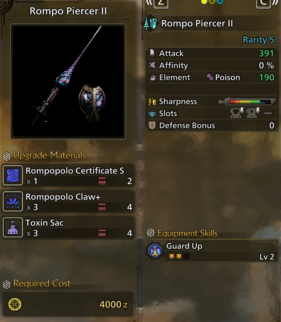 Monster Hunter Wilds Lance Build (High Rank)